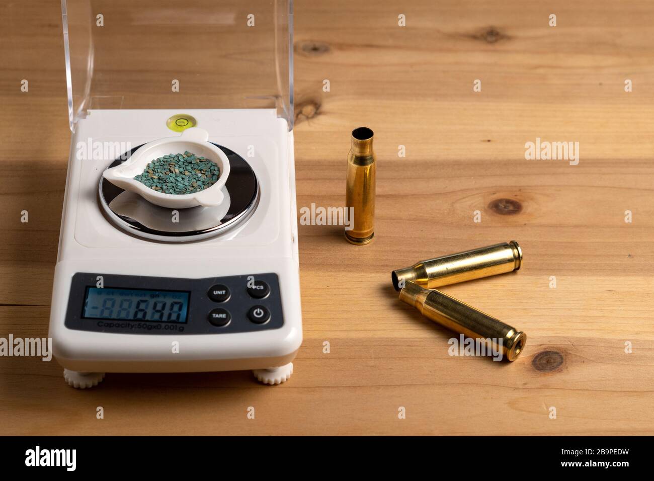 Production of cartridges for a rifle, reload. Empty shells and ...