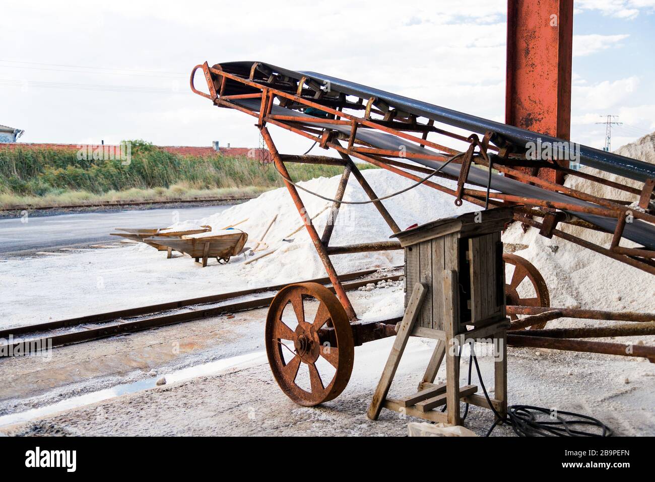 Piles Of Salt Storage High Resolution Stock Photography and Images - Alamy