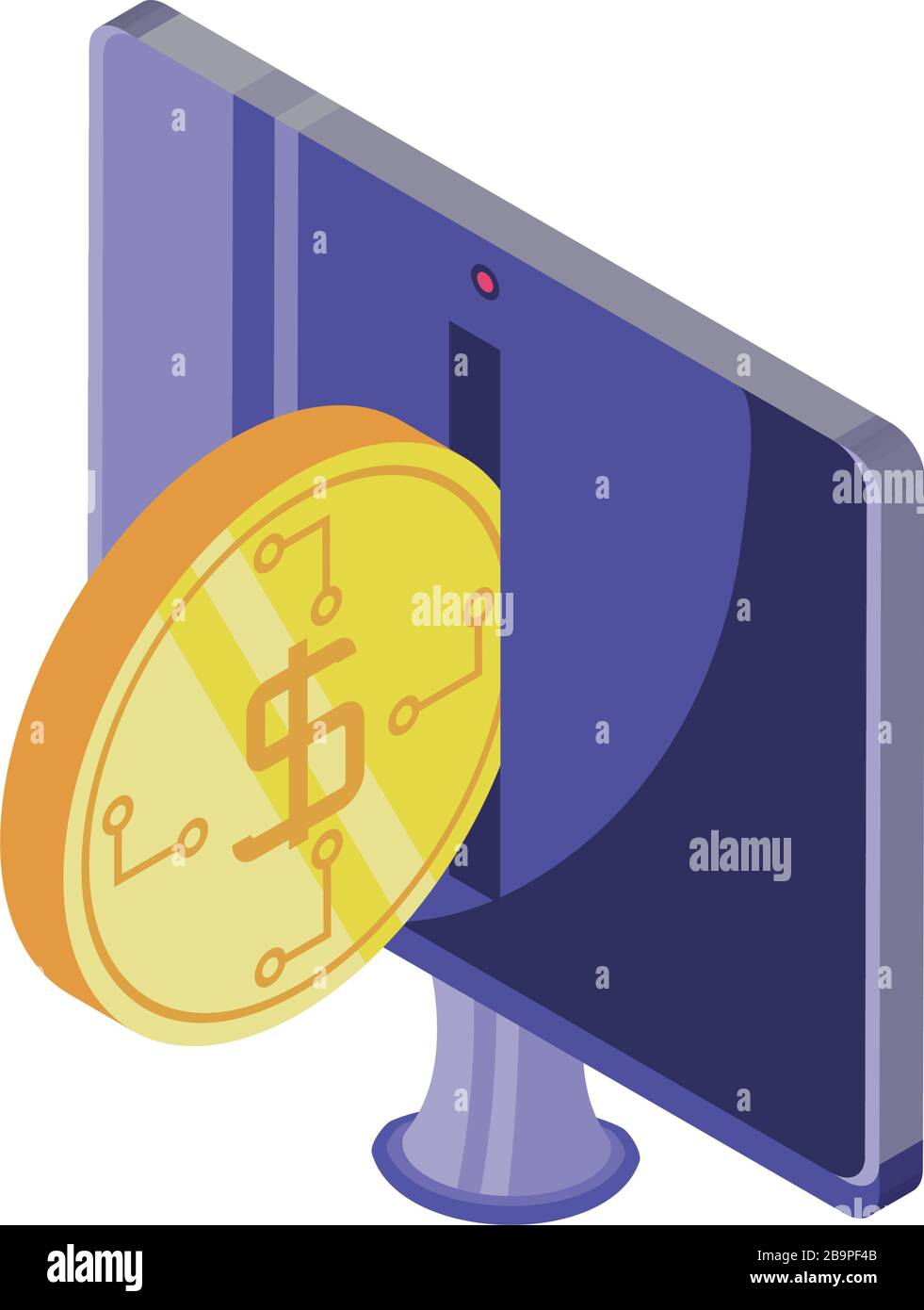 display with currency on white background vector illustration design ...