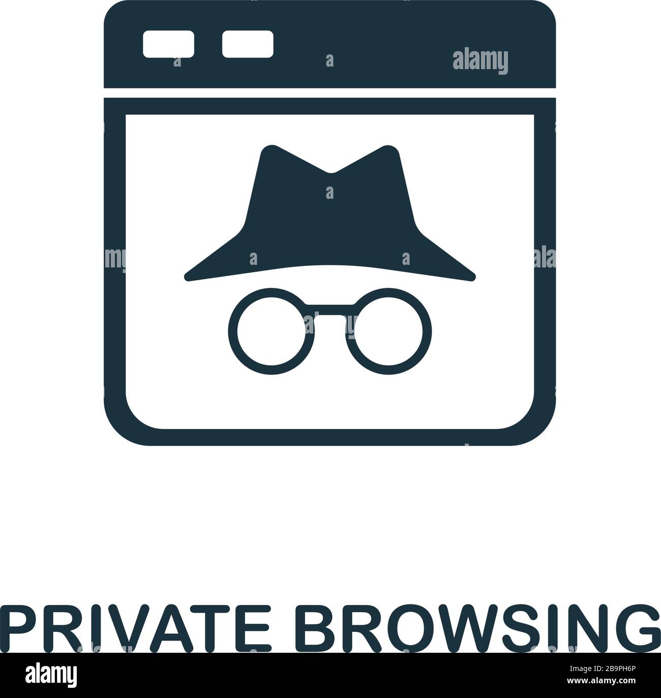 Private browsing Stock Vector Images - Alamy