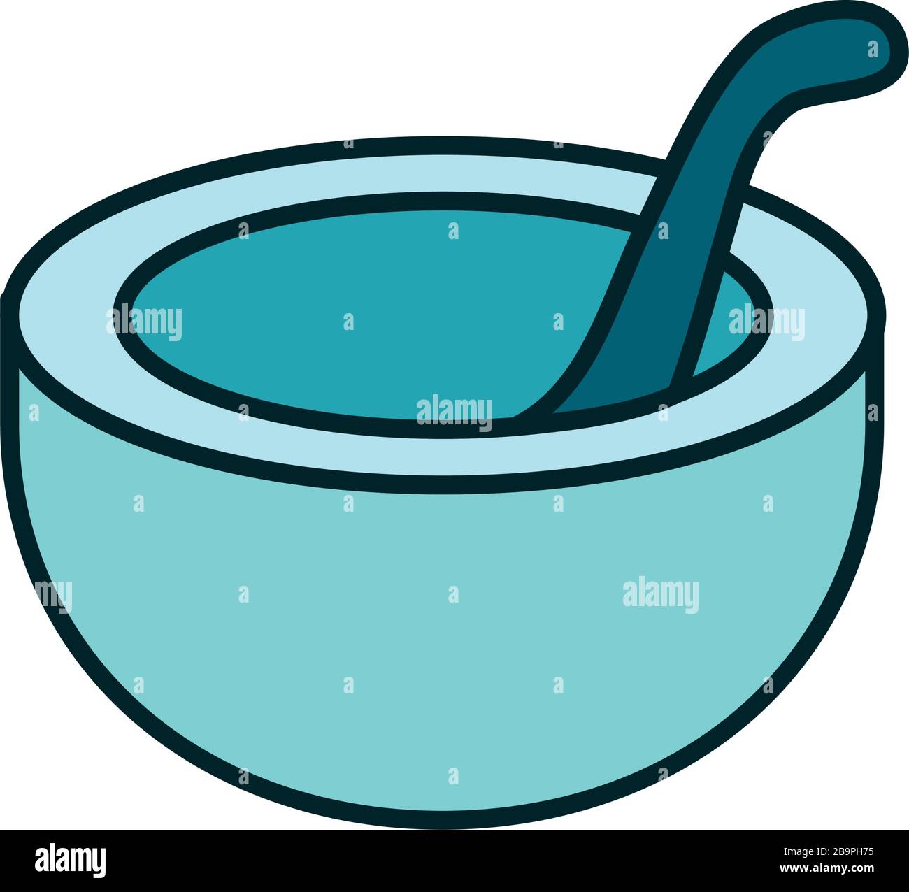 Bowl line and fill style icon design, Chemistry science laboratory ...