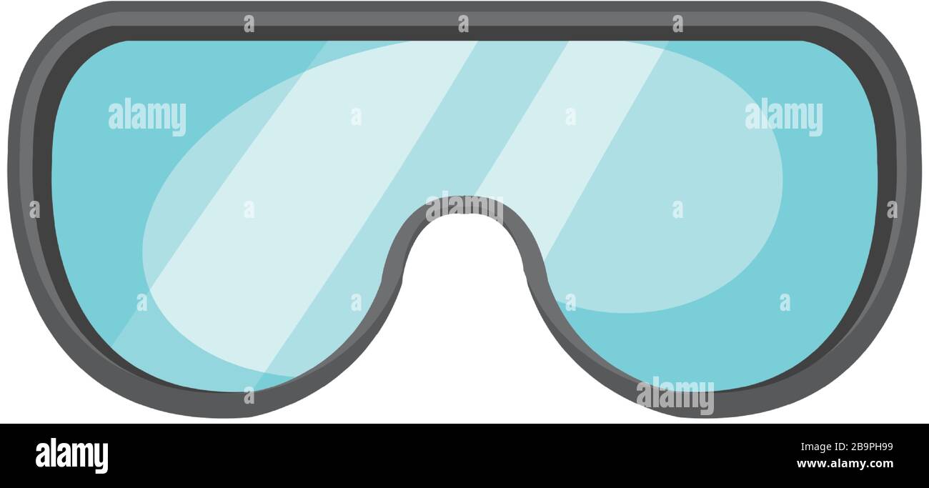safety goggles equipment isolated icon Stock Vector Image & Art - Alamy