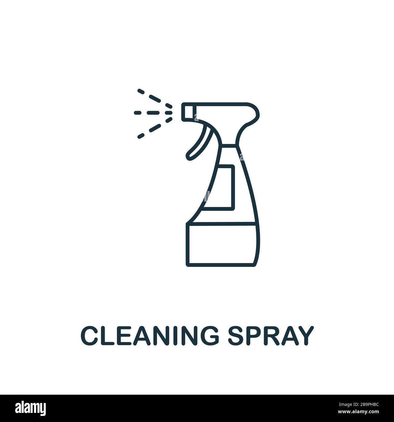 Cleaning spray icon from cleaning collection. Simple line element ...