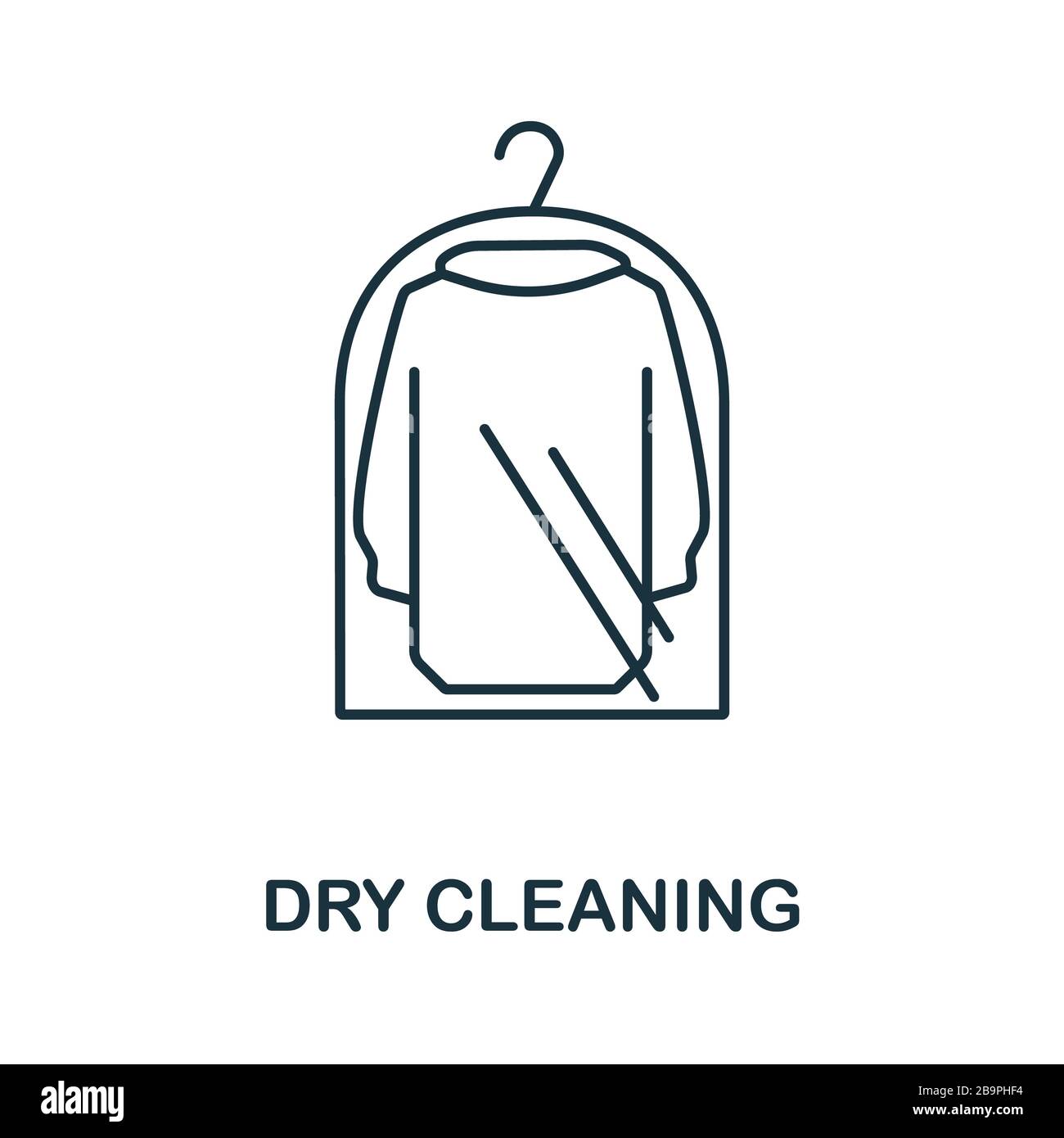 Dry Cleaning icon from cleaning collection. Simple line element Dry ...