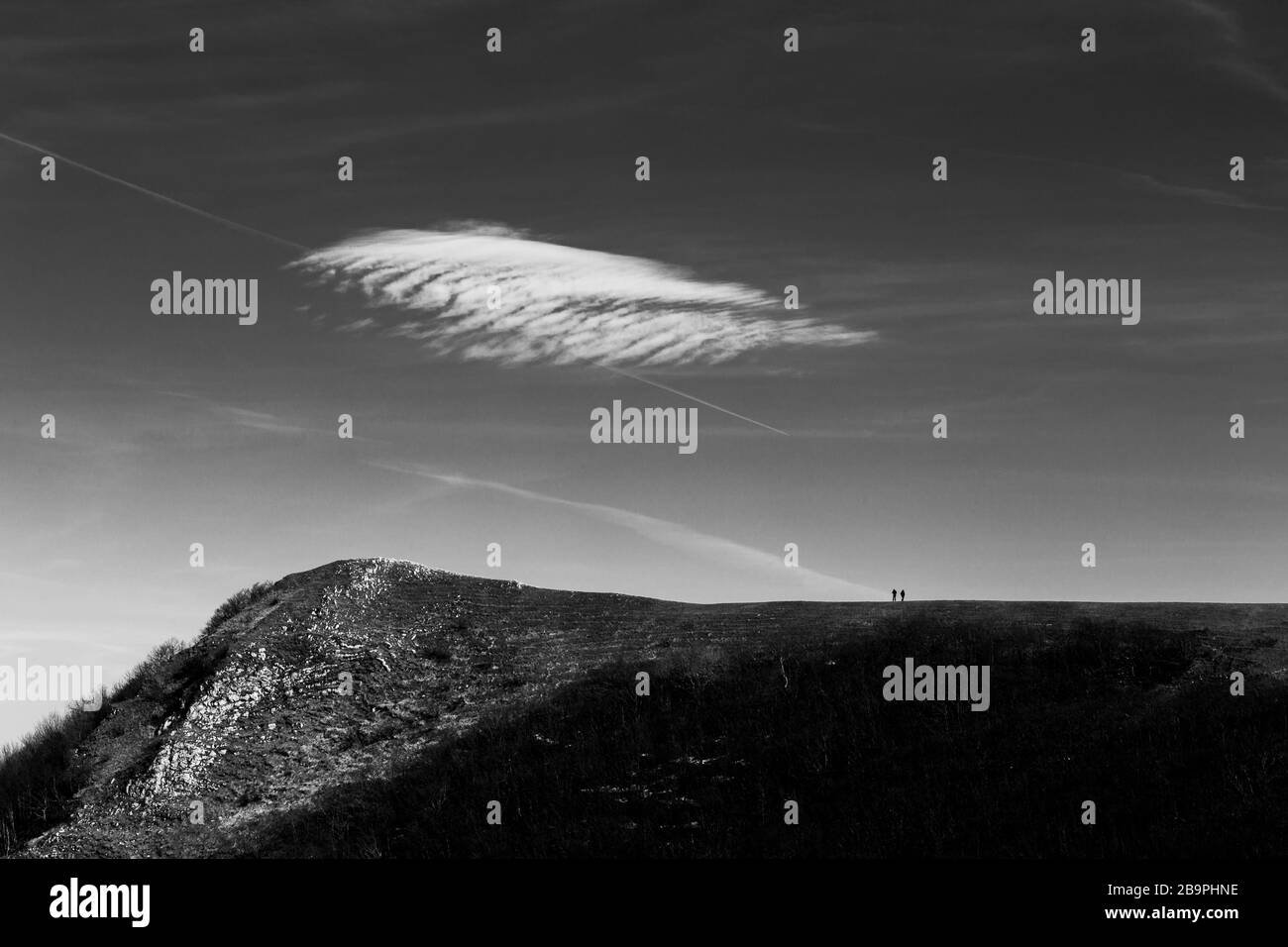 Two rock people Black and White Stock Photos & Images - Alamy