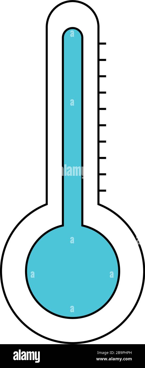 thermometer temperature measure isolated icon Stock Vector Image & Art ...