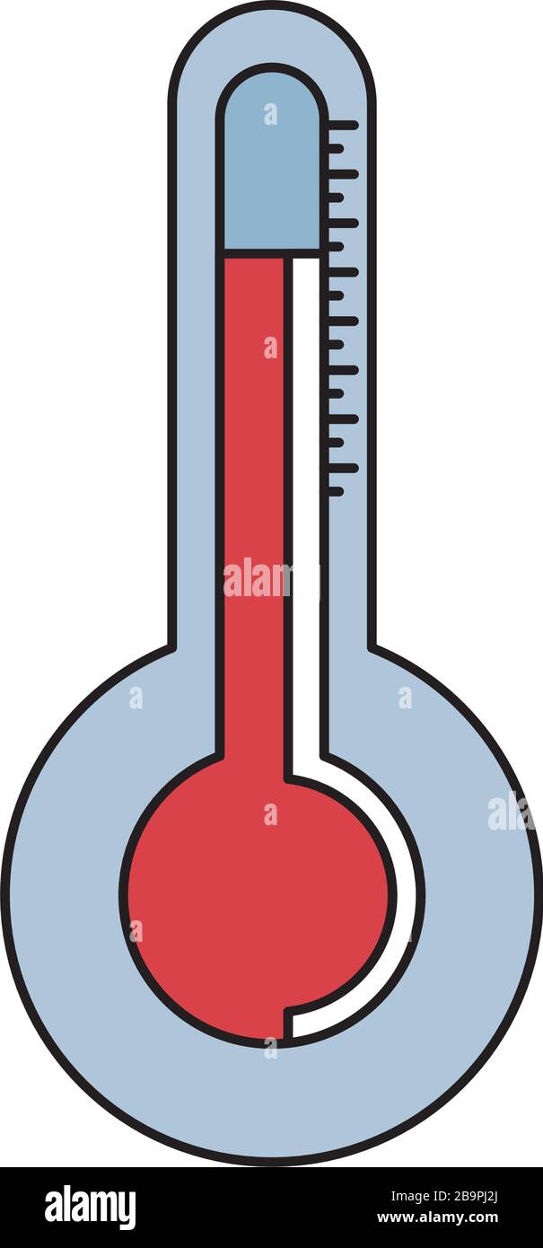 thermometer temperature measure isolated icon Stock Vector Image & Art - Alamy