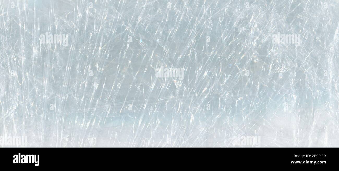 White crumpled cellophane transparent. Cellophane for packaging ...