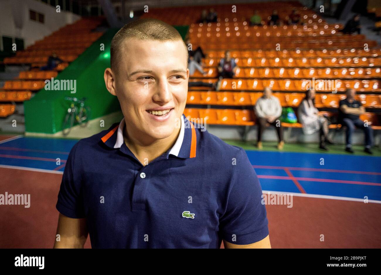 Eimantas Stanionis - Lithuanian boxer, European champion Stock Photo ...