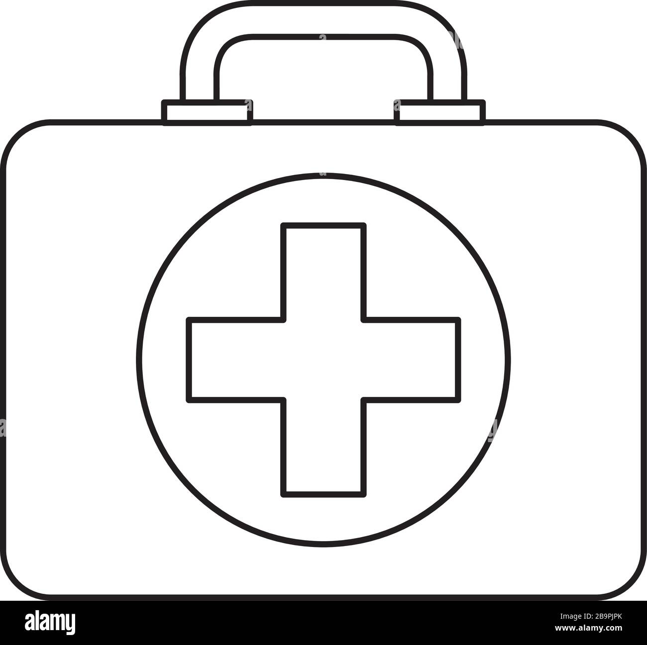 first aid kit isolated icon Stock Vector Image & Art - Alamy