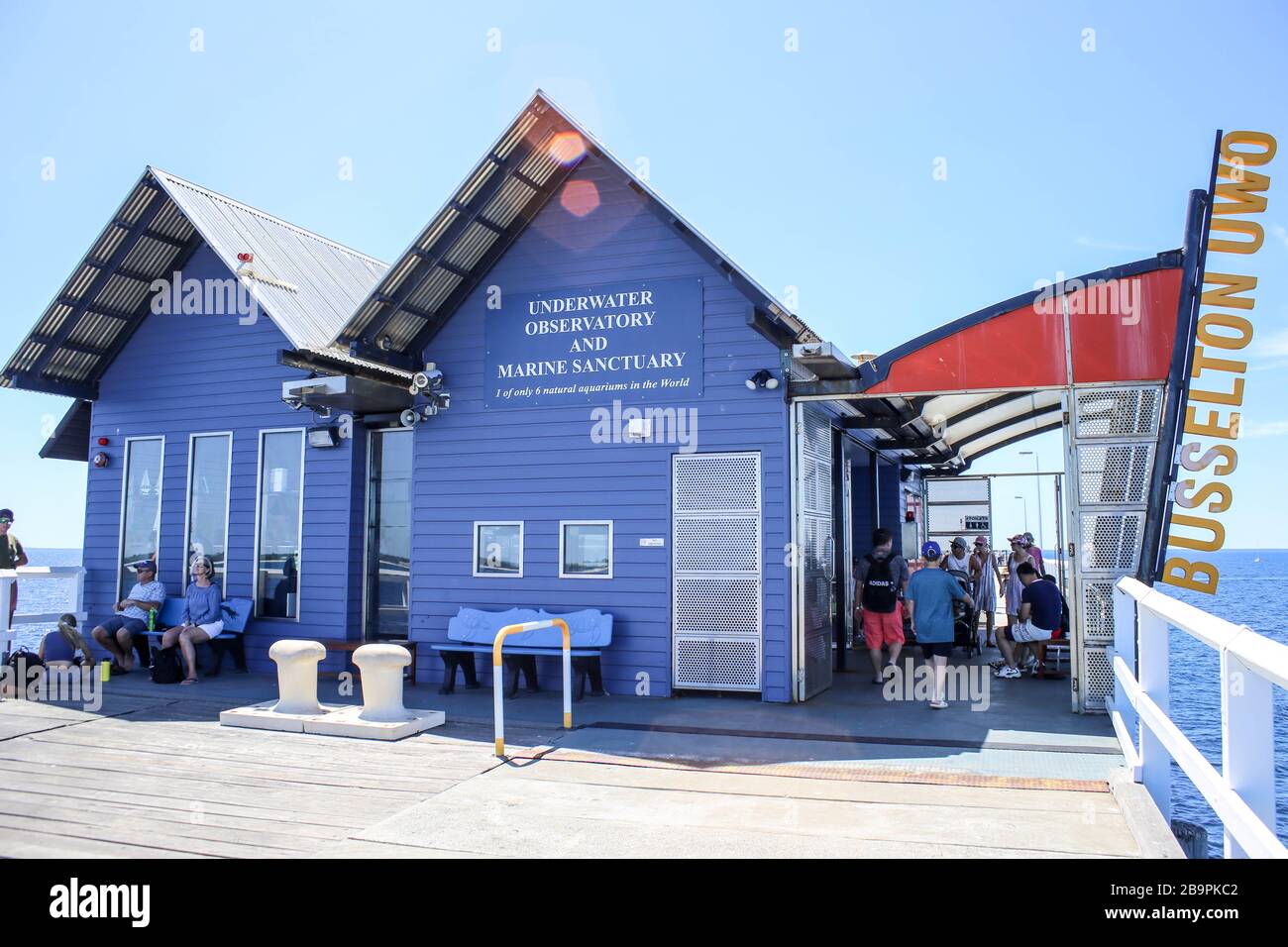 Busselton Jetty and Foreshore Stock Photo - Alamy