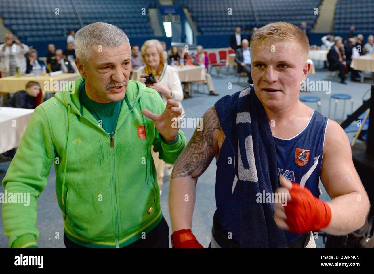 Evaldas Petrauskas of Lietuva. Lithuanian boxer, Olympic medalist Stock ...