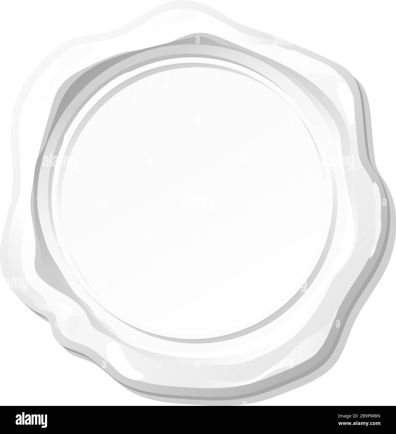 vector vintage isolated wax seal stamp clip art Stock Vector Image ...