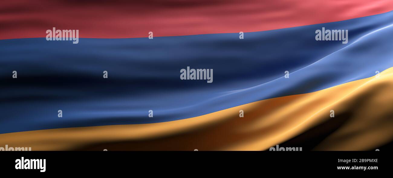 Armenia sign symbol. Armenian national flag waving texture background ...