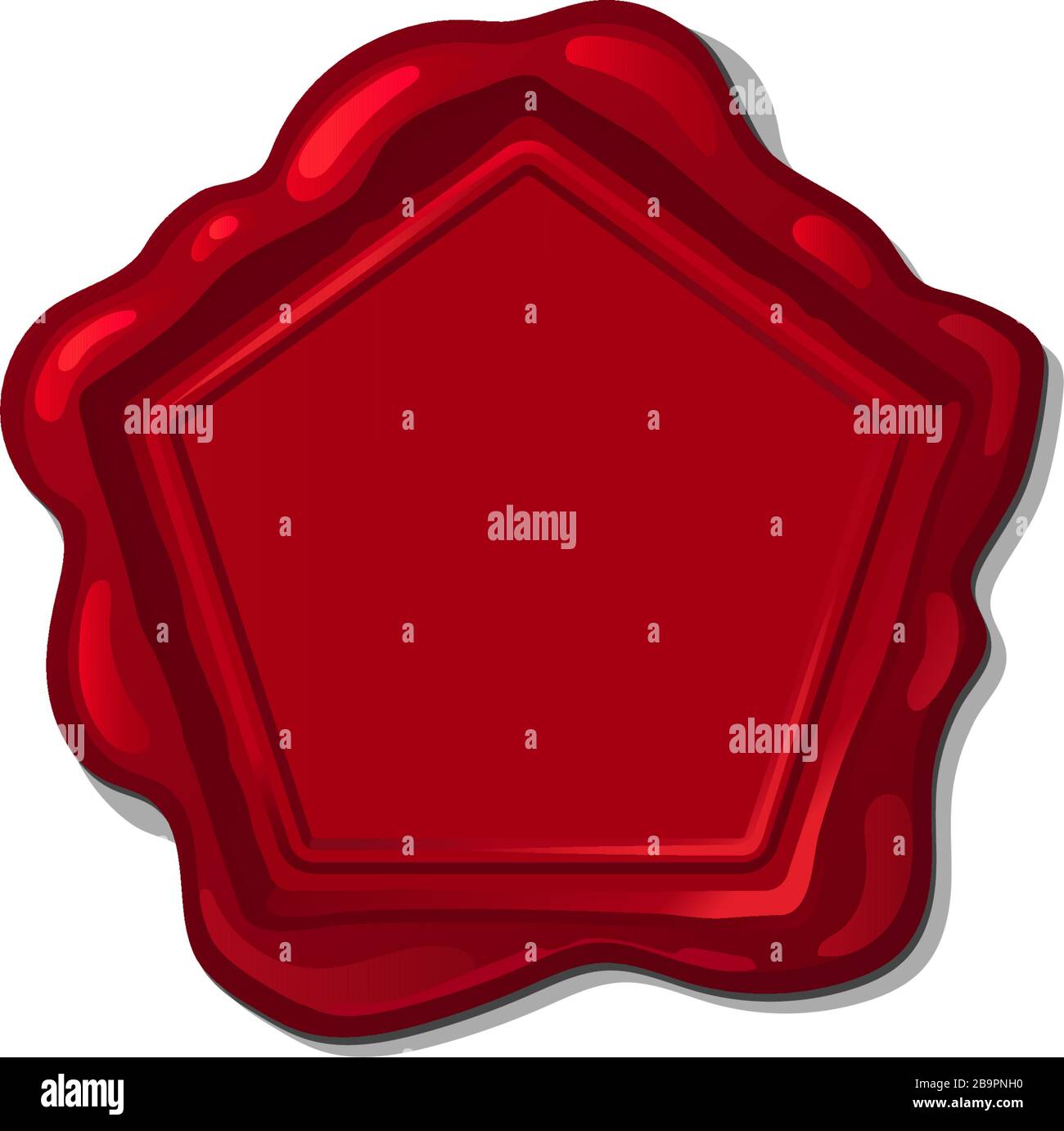 vector vintage isolated wax seal stamp clip art Stock Vector Image ...