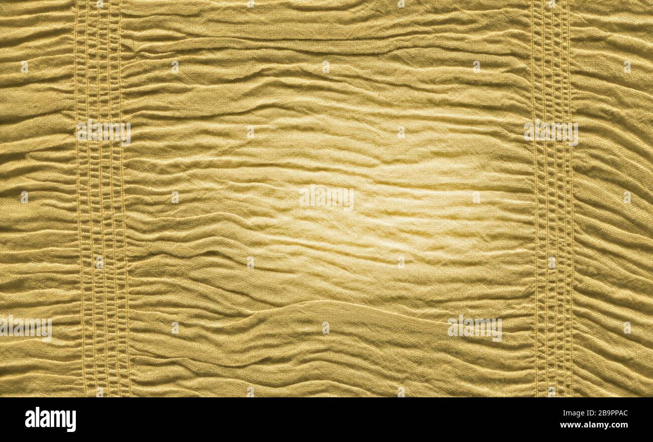 Mustard yellow cloth fabric. Mustard color fabric closeup Stock Photo ...