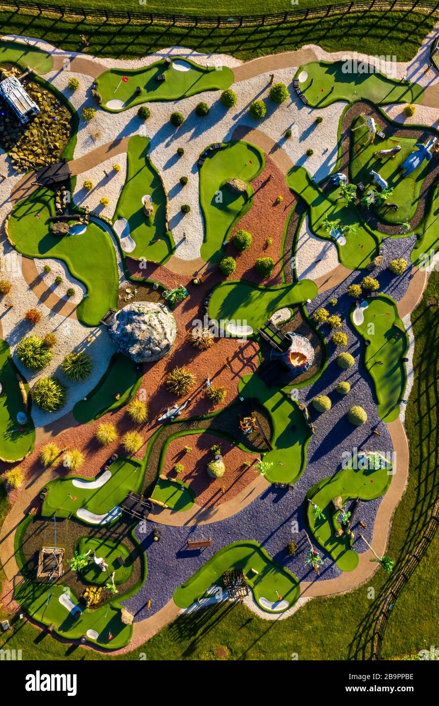 24/03/2020 - A crazy golf course near Rustington, West Sussex, is ...