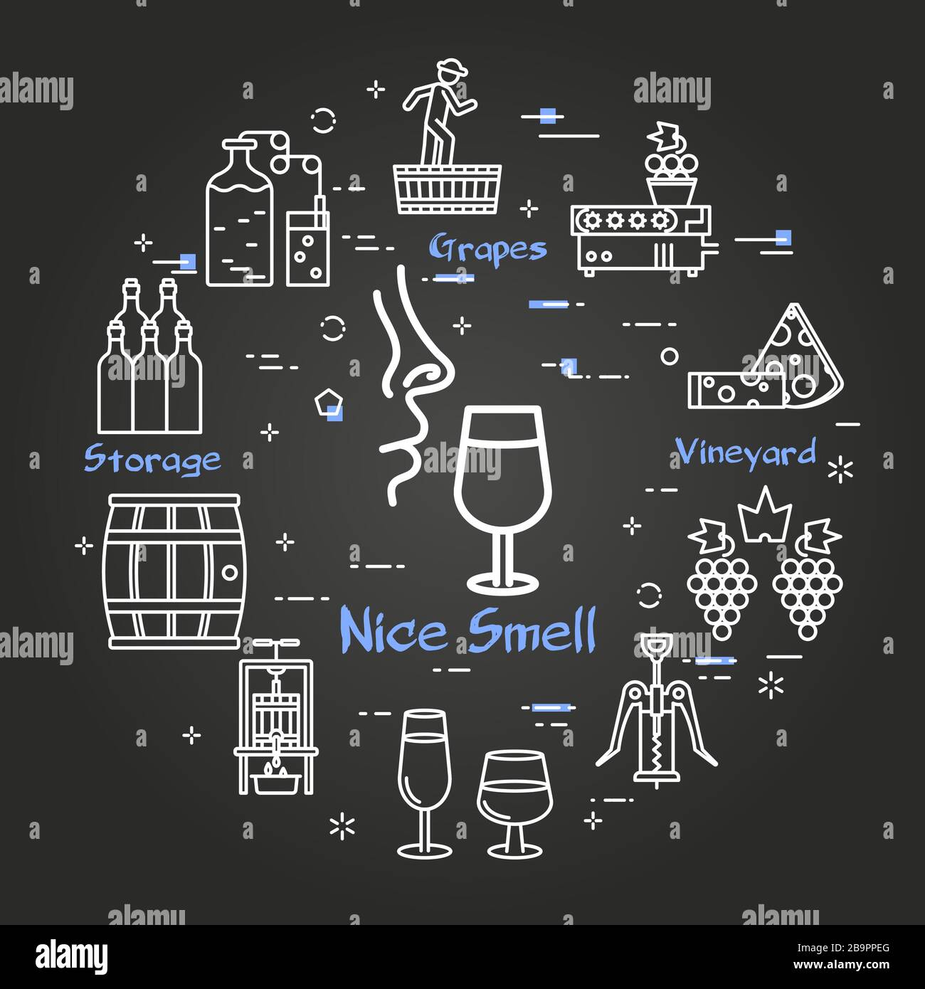 Nice smell Stock Vector Images - Alamy