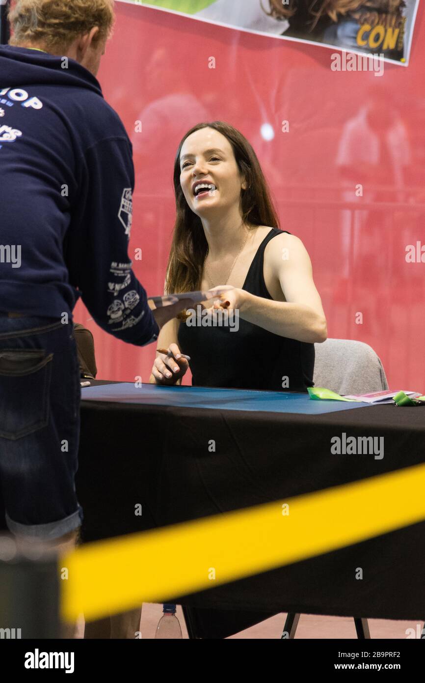 July 1st 2017. Stuttgart, Germany. Valene Kane, Lyra Erso in Star Wars ...