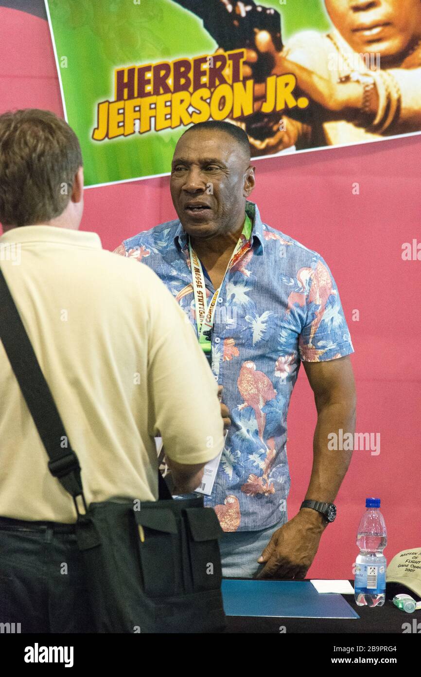 July 1st 2017. Stuttgart, Germany. Herbert Jefferson, Jr (A-Team ...