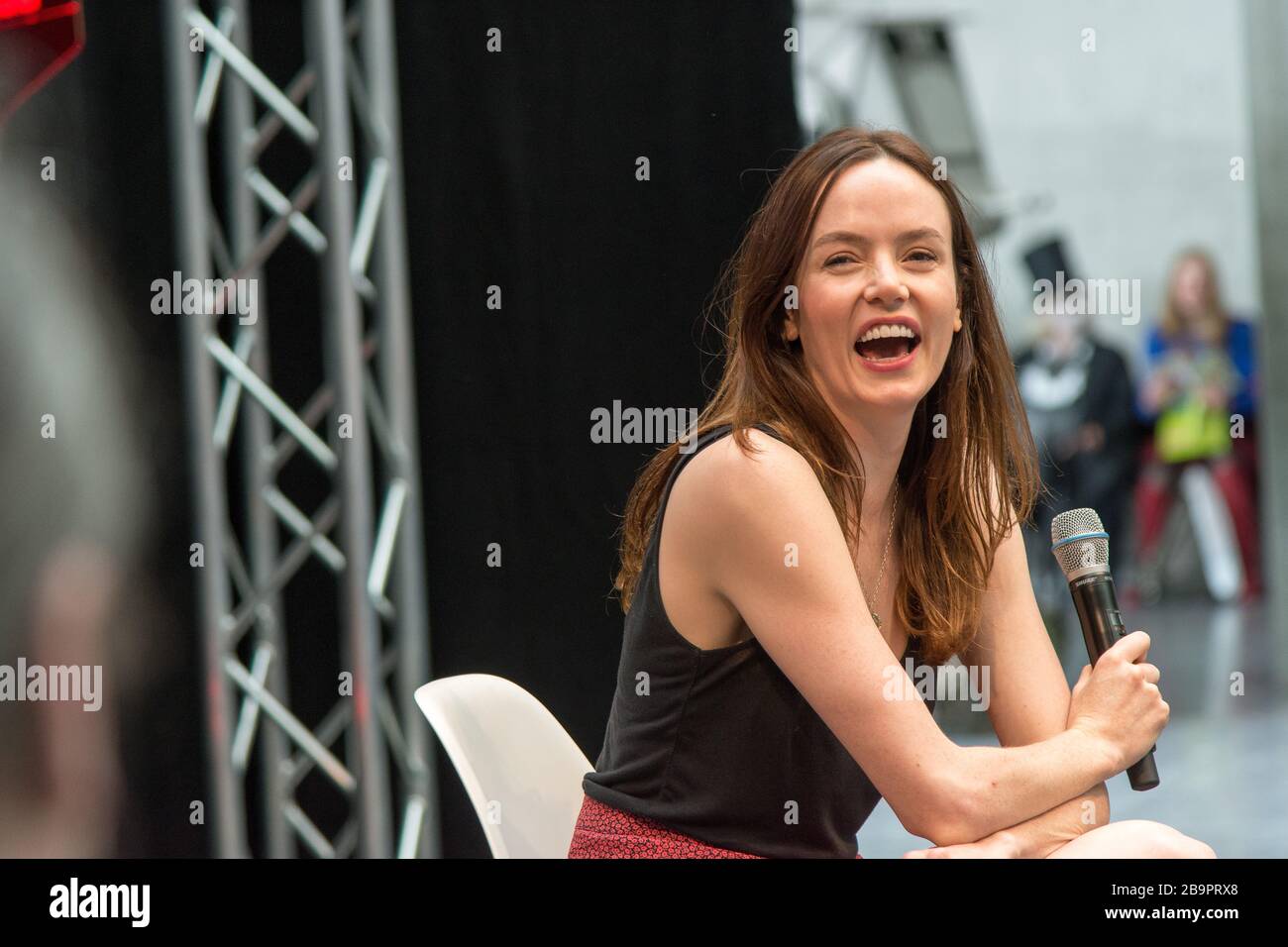 July 1st 2017. Stuttgart, Germany. Valene Kane, Lyra Erso in Star Wars ...