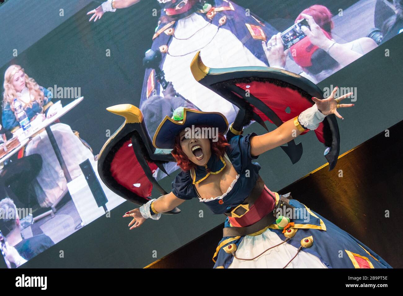 July 1st 2017. Stuttgart, Germany. Cosplay contest at Comic-Con ...