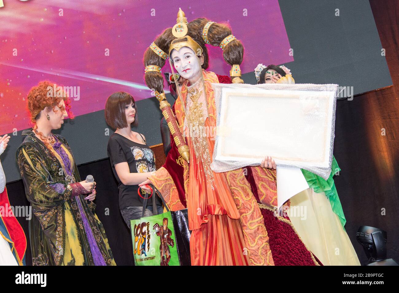 July 1st 2017. Stuttgart, Germany. Cosplay contest at Comic-Con ...