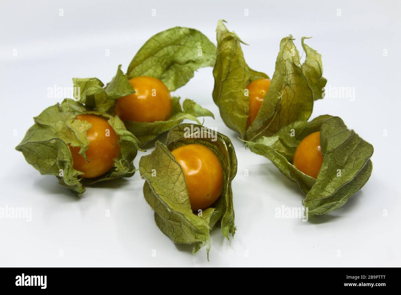 Group of physalis, cape gooseberry fuits in various forms. Ripe fuits ...