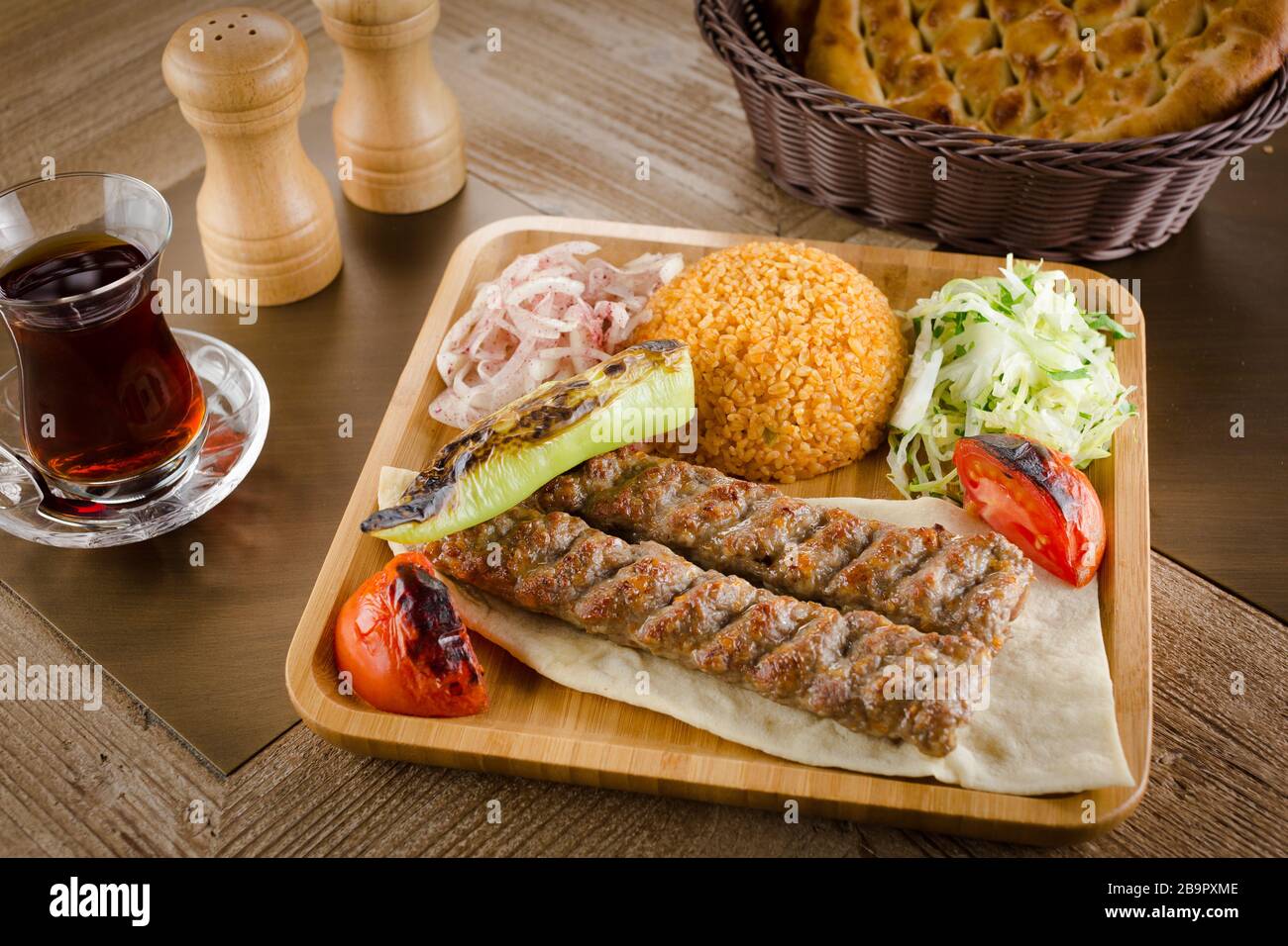 traditional arabian food dish with lamb Stock Photo - Alamy