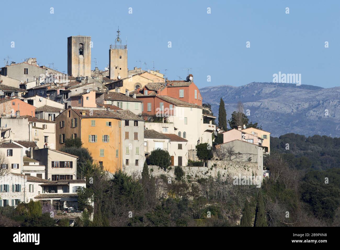 The French village of Biot on the French Riviera Stock Photo - Alamy