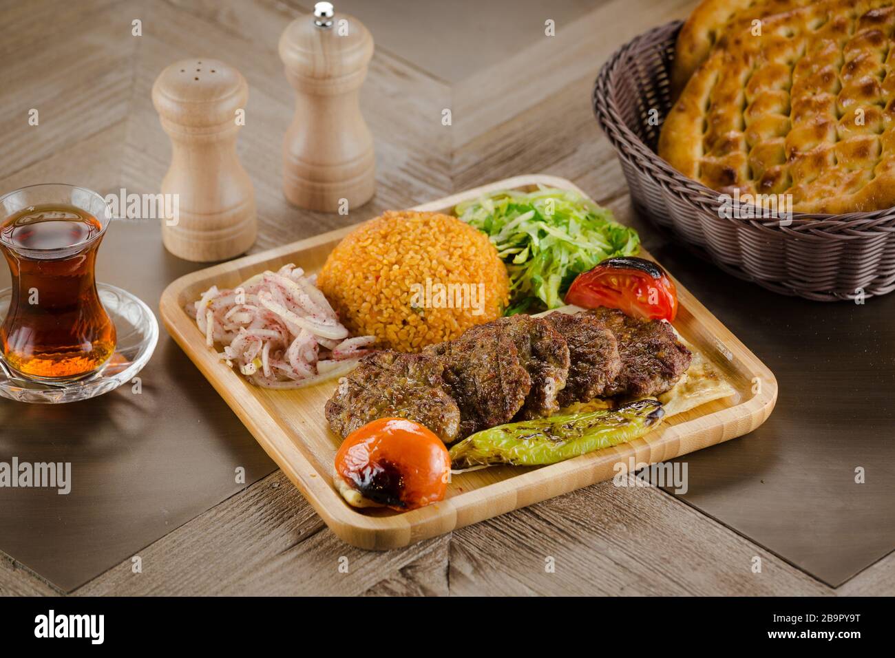 Fried meatballs Turkish kofte Turkish Stock Photo - Alamy