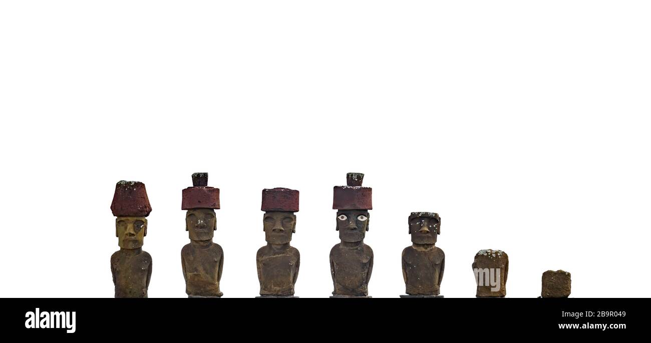 Rapa nui moai ahu Cut Out Stock Images & Pictures - Alamy