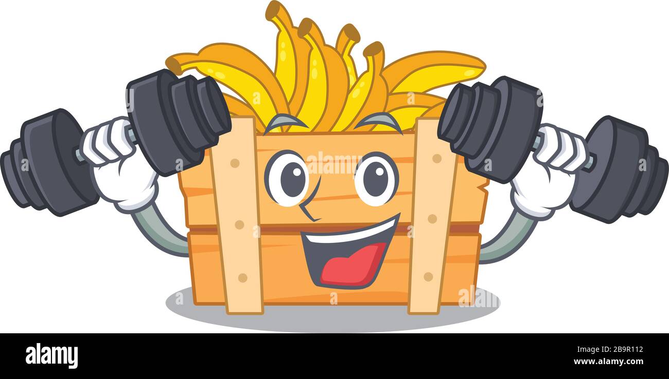Banana Exercise Cartoon