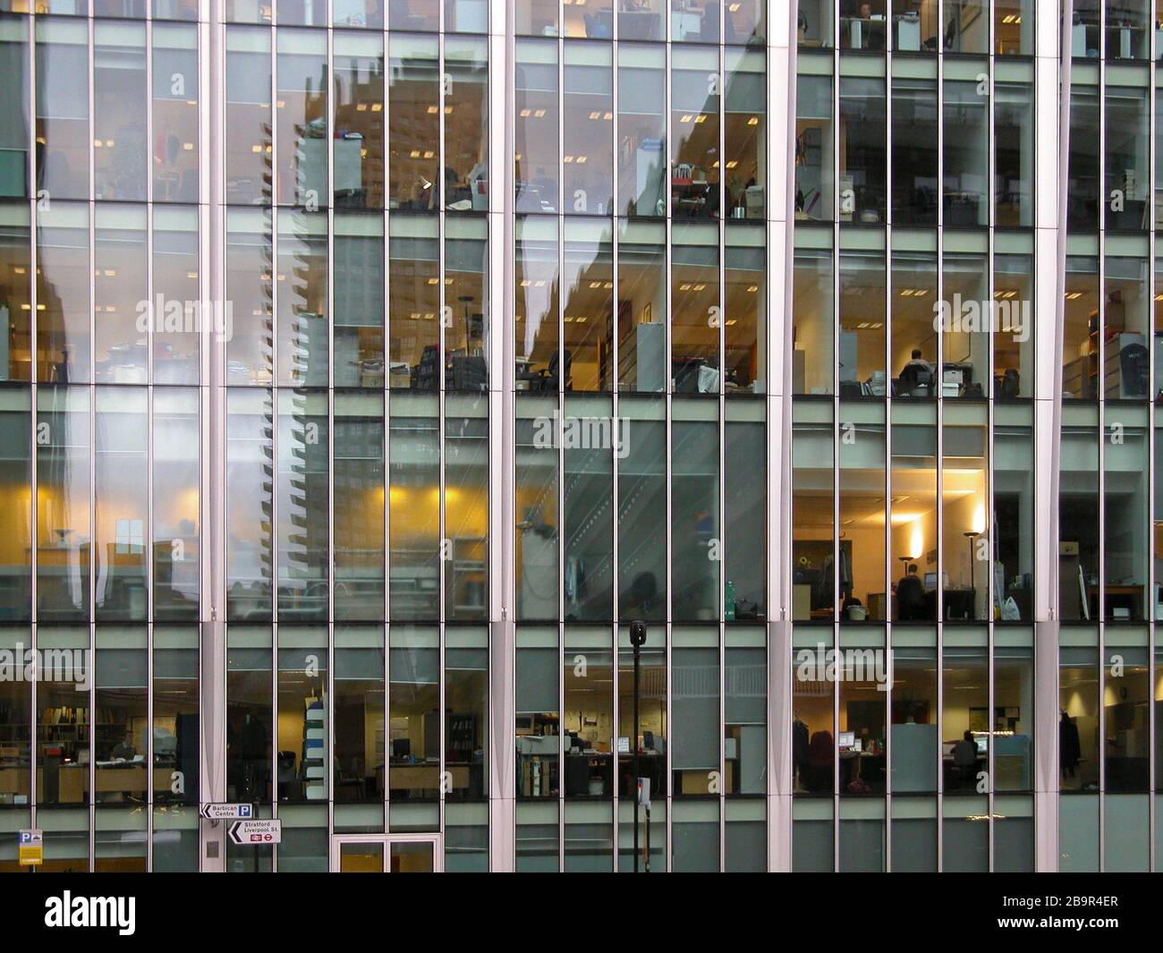 Some of the lower floors of CityPoint, a skyscraper on Moor Lane in ...