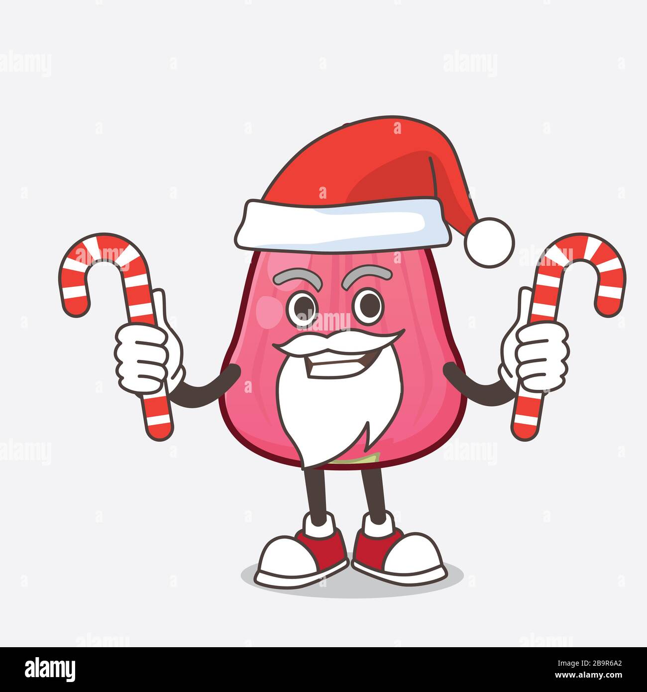 A picture of Java Apple cartoon mascot character in Santa costume with ...