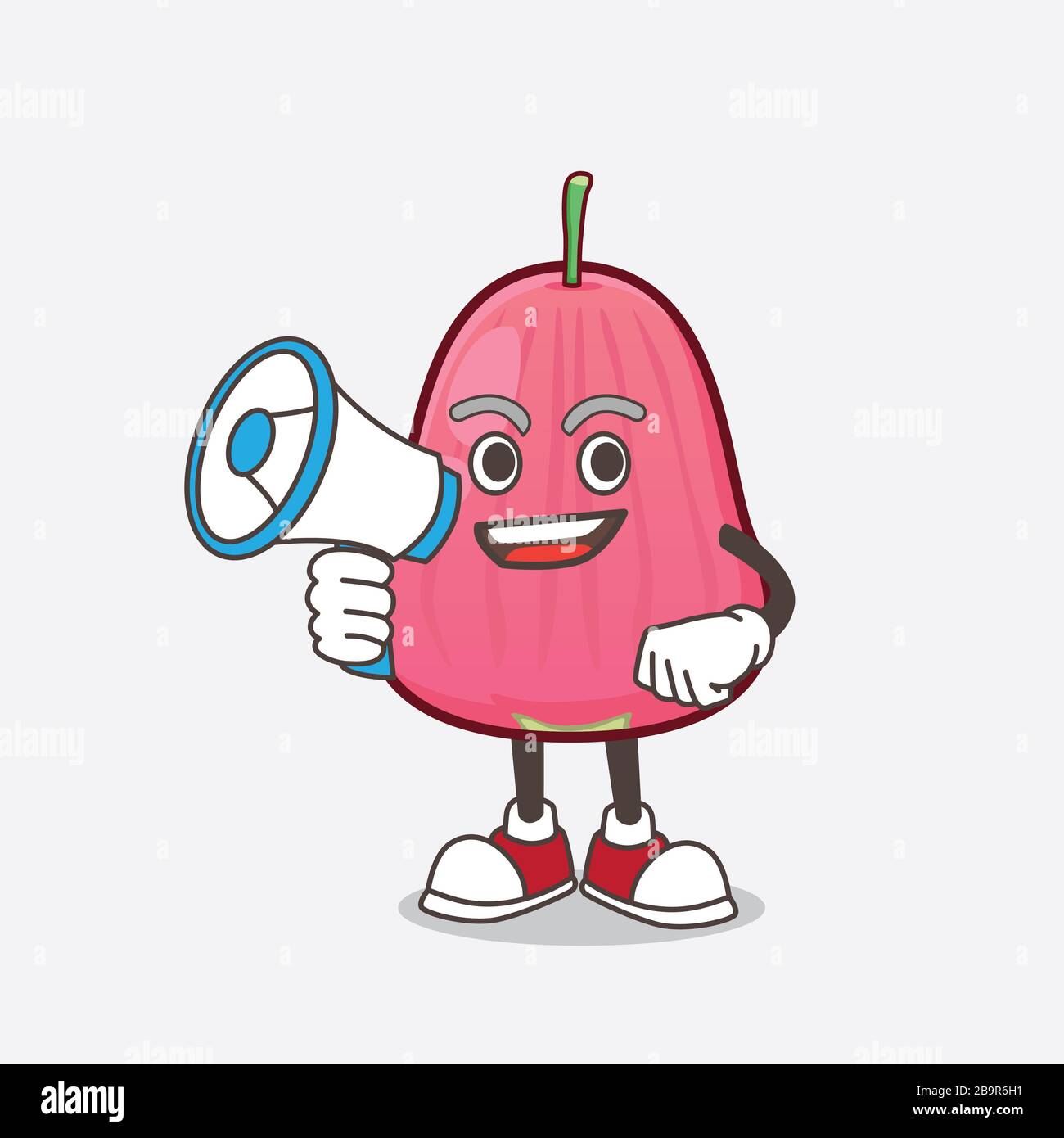 A picture of Java Apple cartoon mascot character holding a megaphone ...