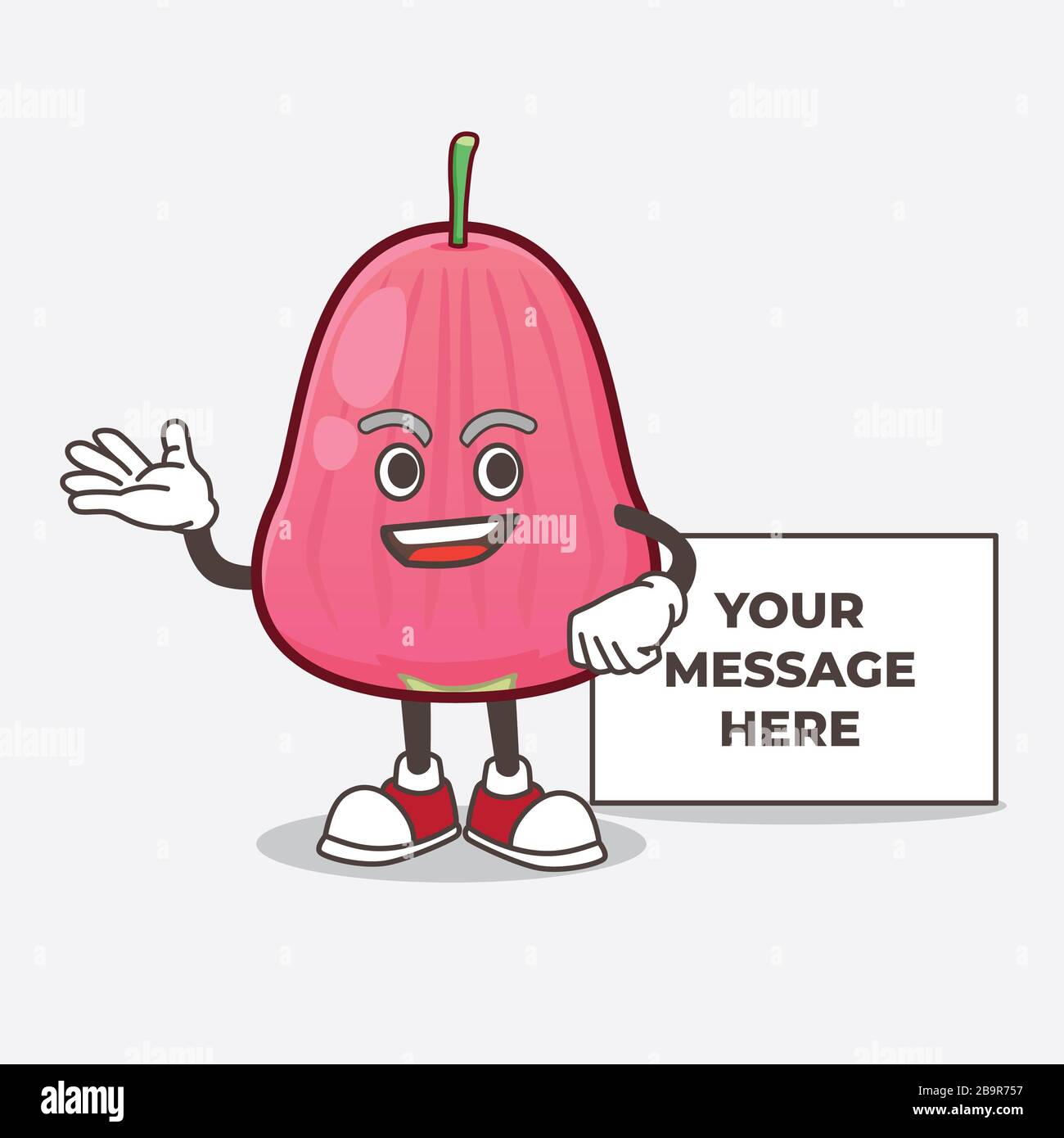 A picture of Java Apple cartoon mascot character with whiteboard Stock ...