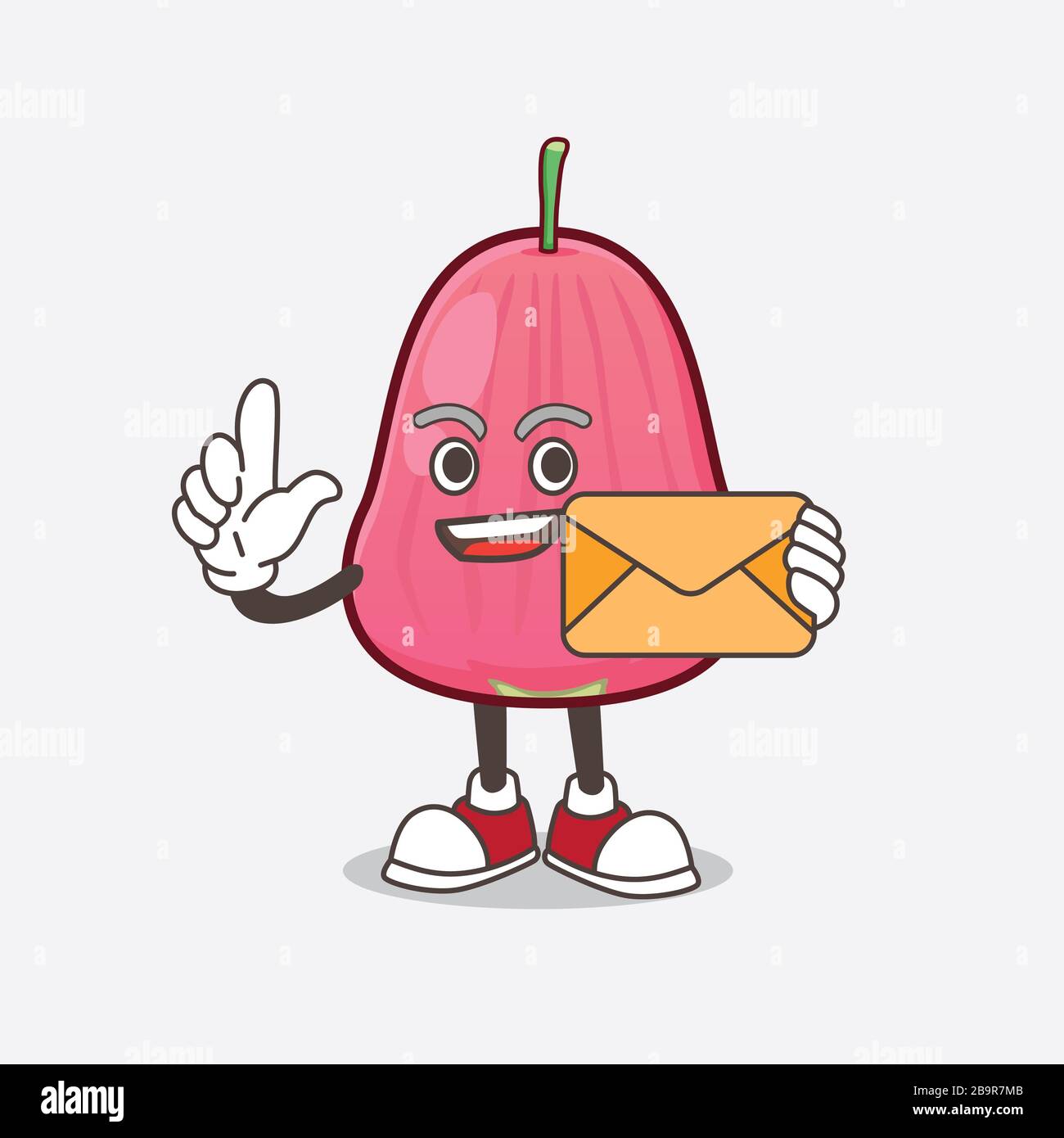 A picture of Java Apple cartoon mascot character holding an envelope ...