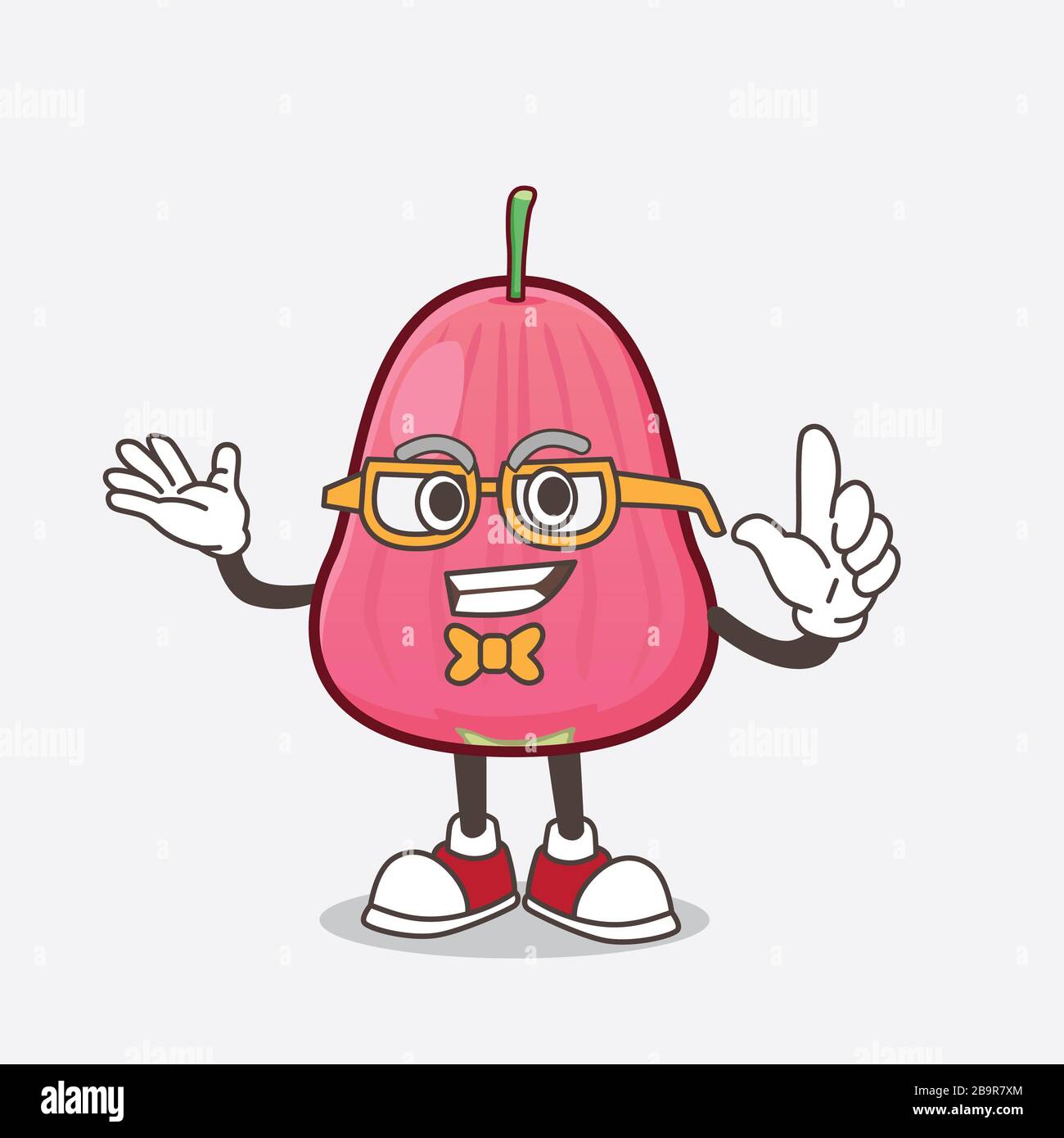 A picture of Java Apple cartoon mascot character in geek style Stock ...