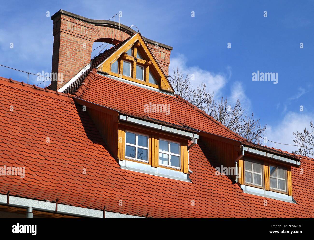 Roof of the clinic building Stock Photo - Alamy