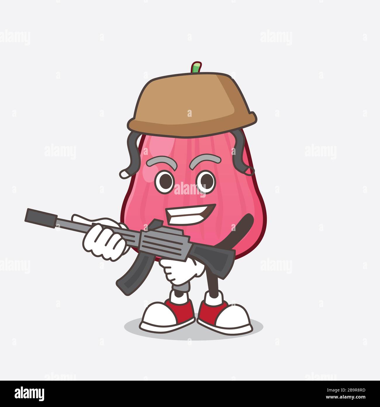 A picture of Java Apple cartoon mascot character in an Army uniform ...