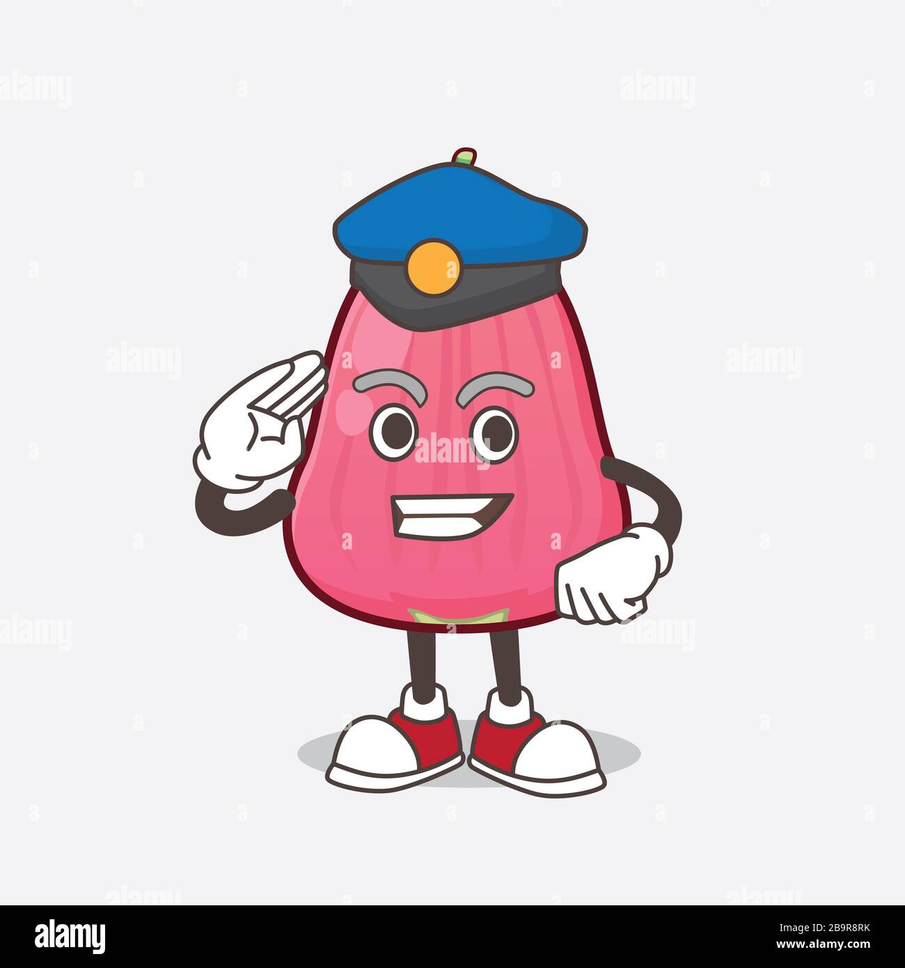 A picture of Java Apple cartoon mascot character working as a Police ...