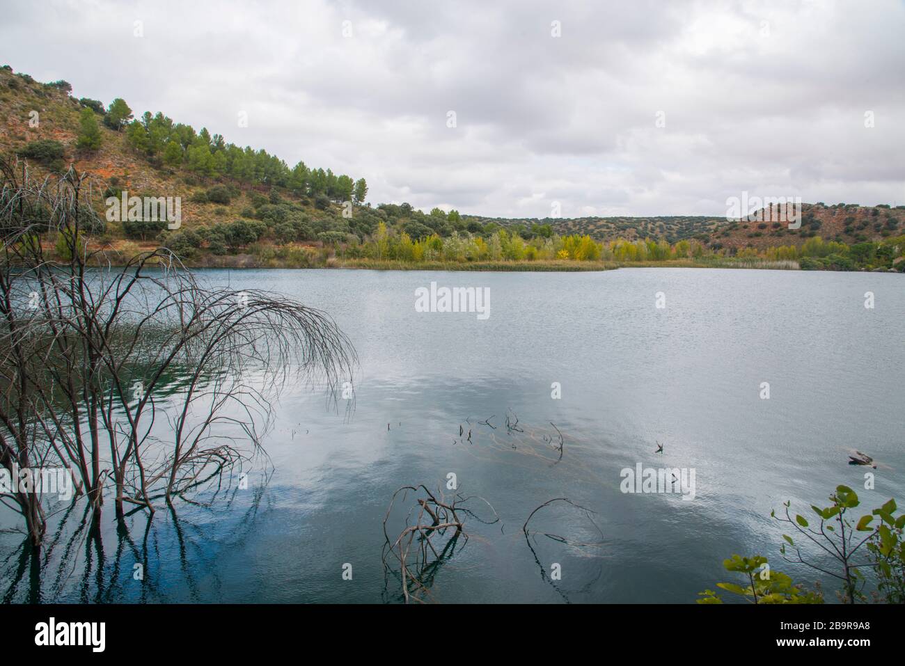 La Colgada lake. Lagunas de Ruidera Nature Reserve, Ciudad Real ...