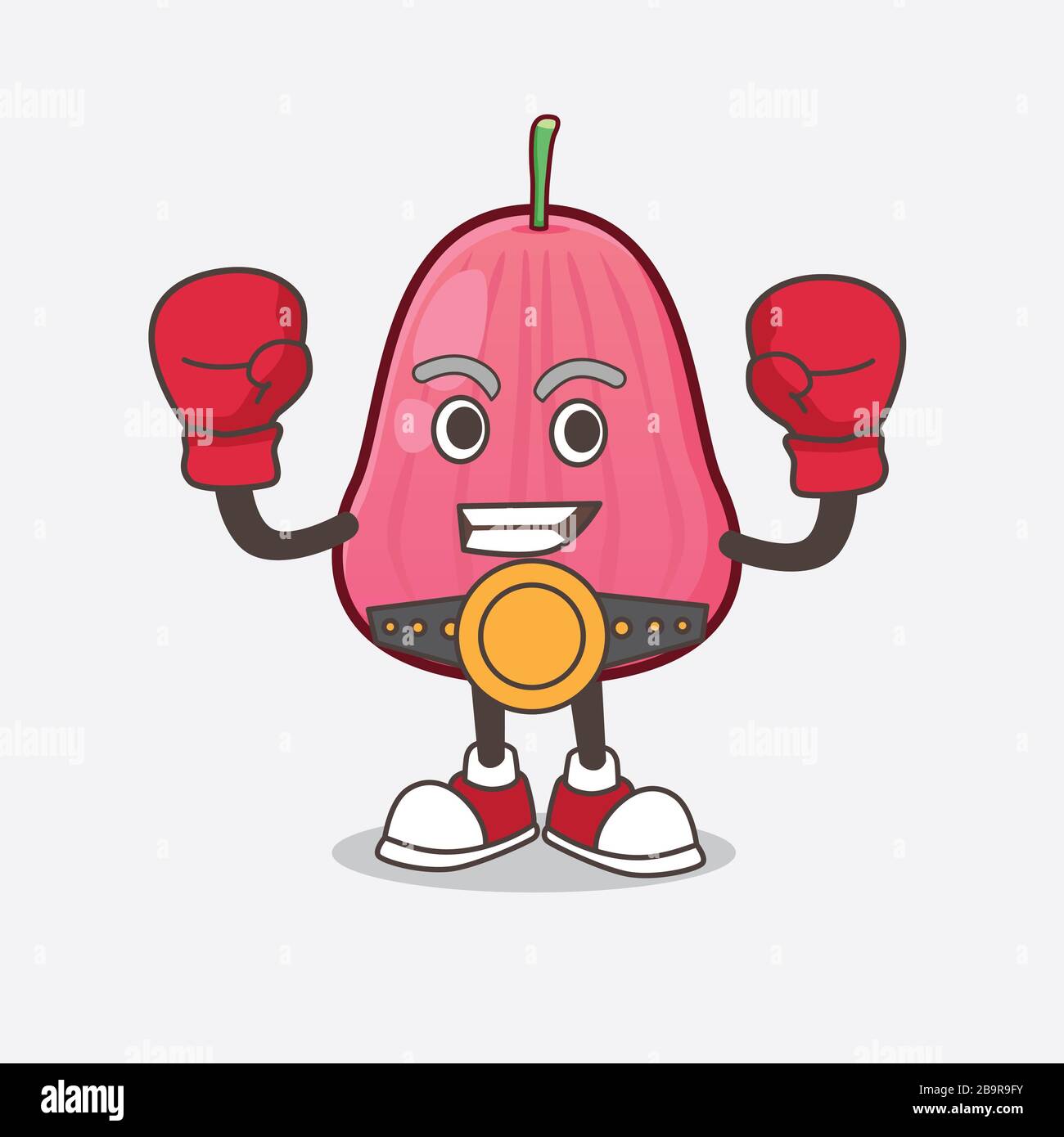 A picture of Java Apple cartoon mascot character in sporty boxing style ...