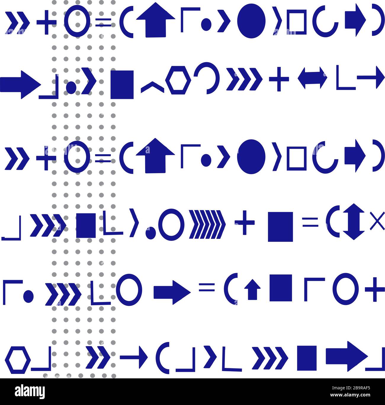 Arithmetic signs and geometric shapes Stock Vector Image & Art - Alamy