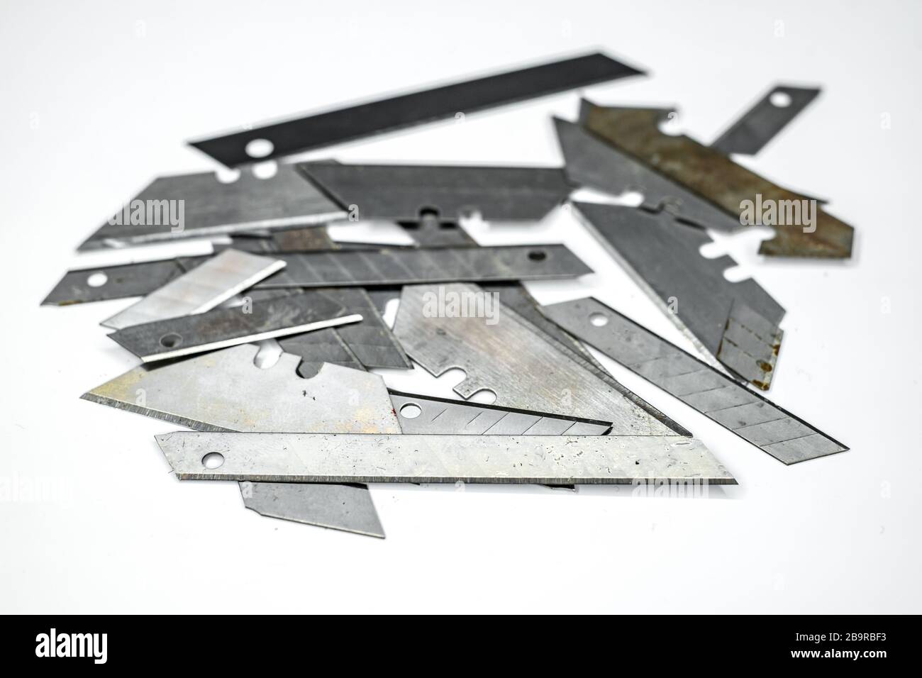 old used rusty cutter blade Stock Photo - Alamy