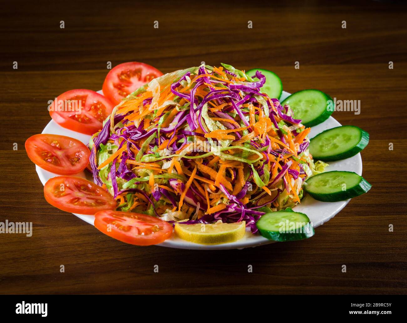 Turkish Gavurdagi Salad with walnut. coban or choban salatasi Stock ...