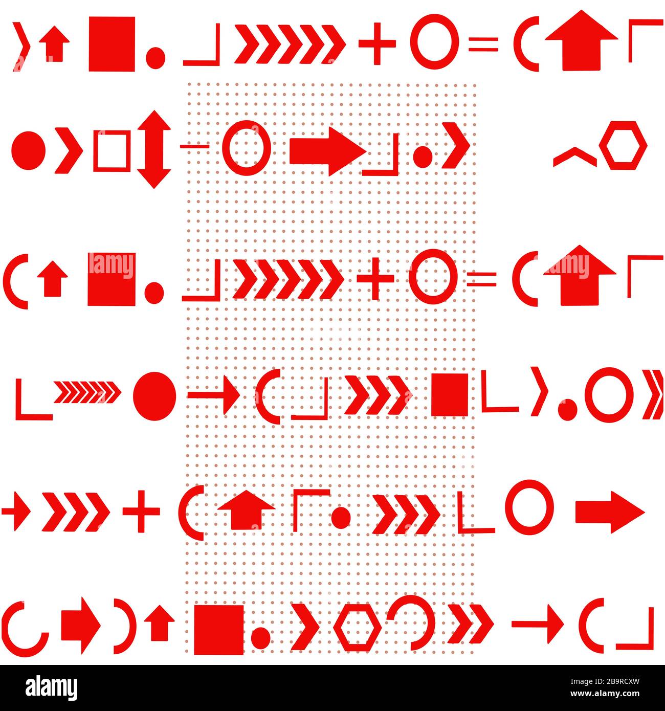 Arithmetic signs and geometric shapes Stock Vector Image & Art - Alamy