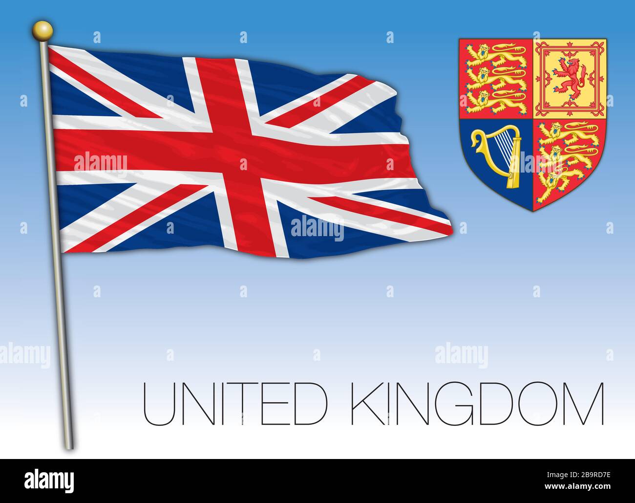 Great british coat of arms Stock Vector Images - Alamy