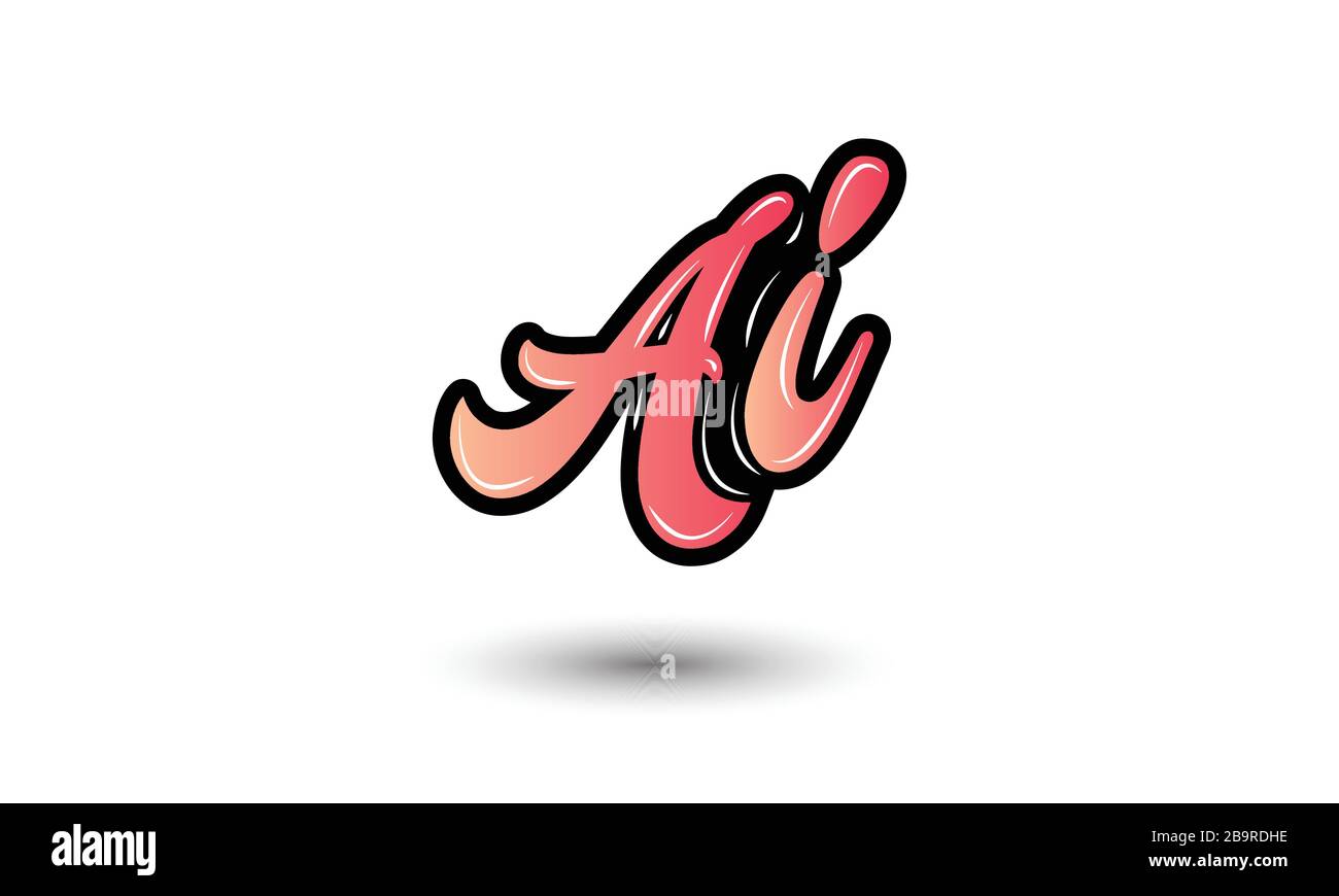 A and i monogram hi-res stock photography and images - Alamy